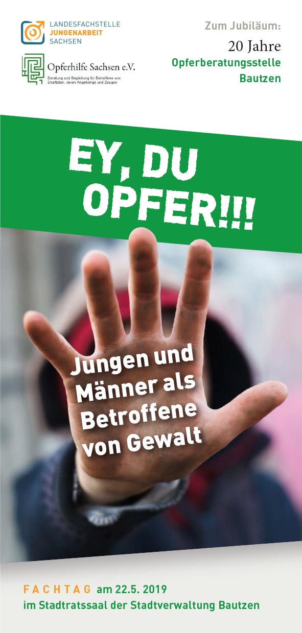 "Ey Du Opfer" - Jungen und Männer als Opfer von Gewalt ...